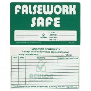 Falsework Safe (5G1) - Aculog